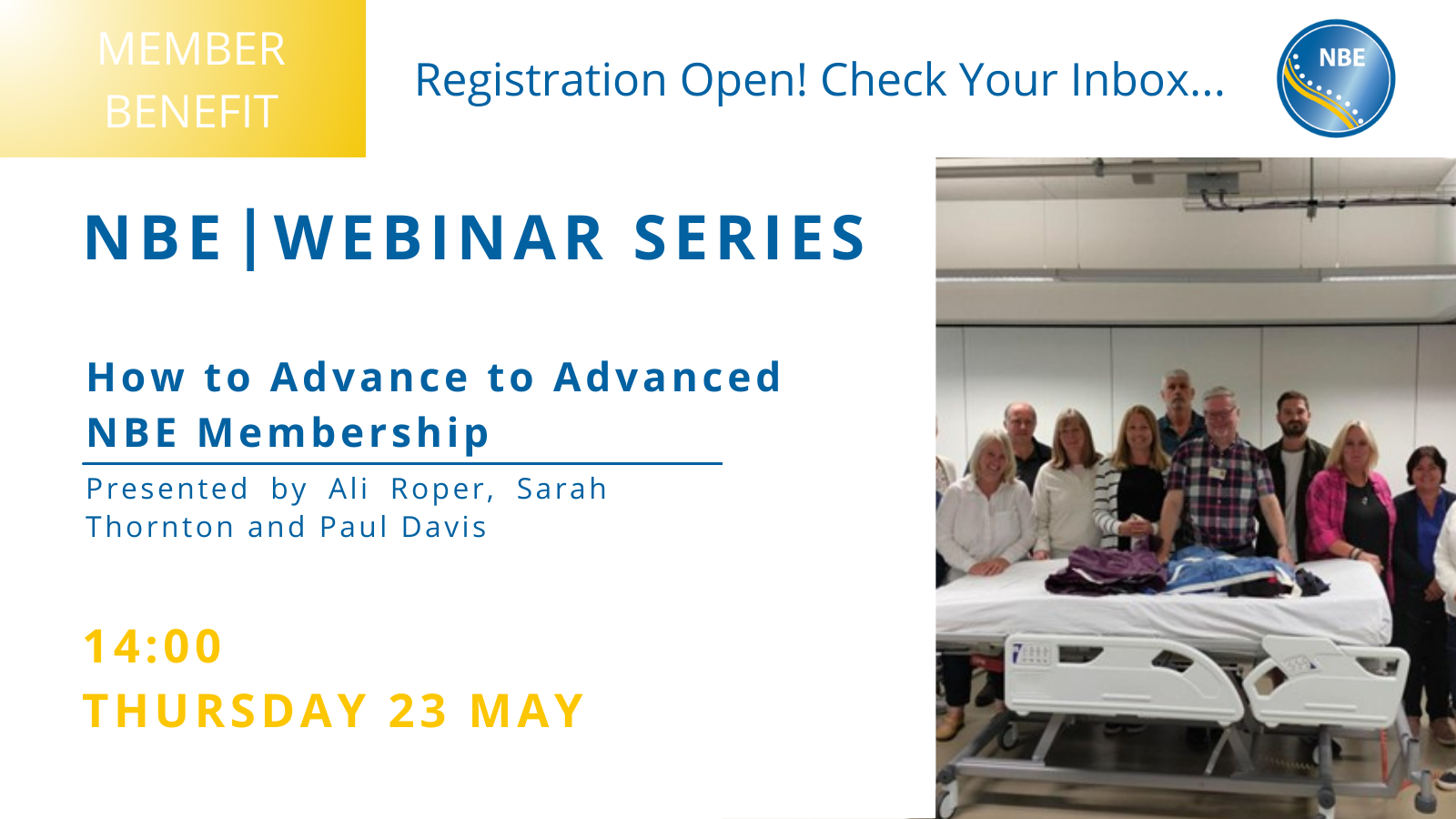 NBE Webinar Series 2024 - 03: How to Advance to Advanced NBE Membership ...